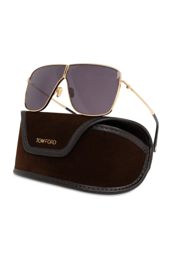 TOM FORD Aviator Sunglasses With Tone Frame