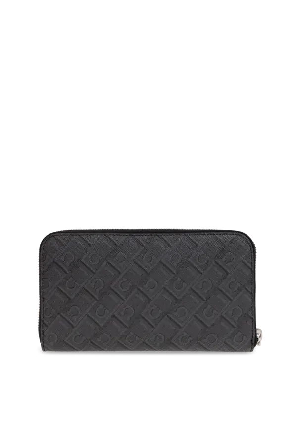 FERRAGAMO Canvas Wallet With Monogram