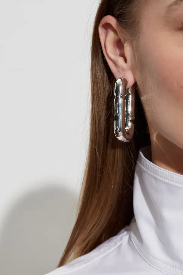 Marc Jacobs Logo Link Earrings