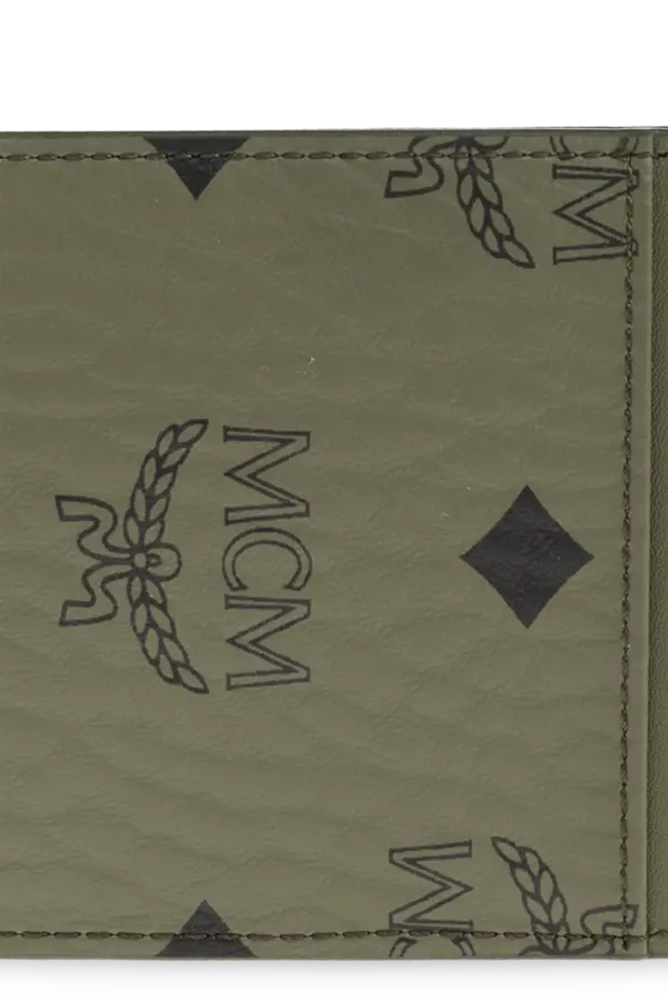 Mcm Card Holder With Logo
