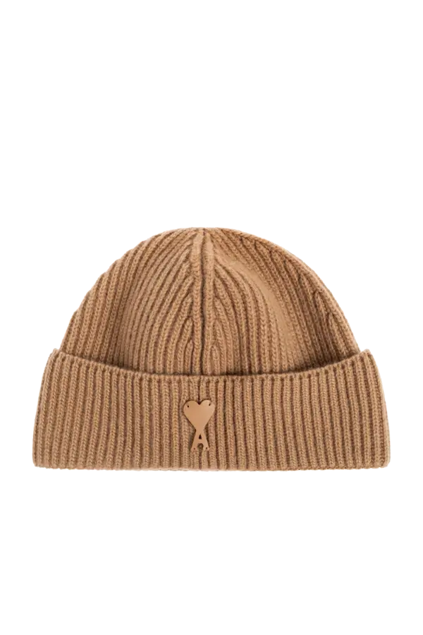 Ami Wool Beanie - Beige