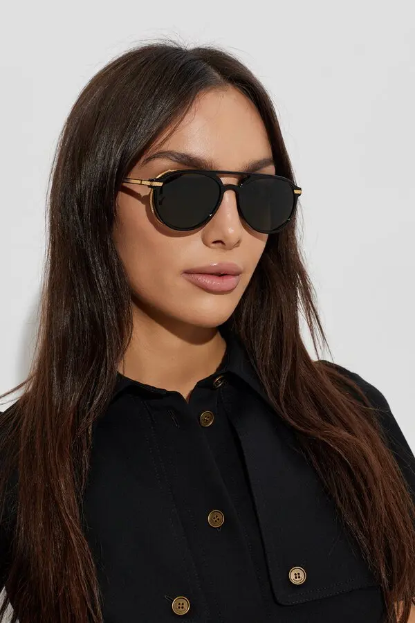Linda Farrow Sutton Aviator Sunglasses