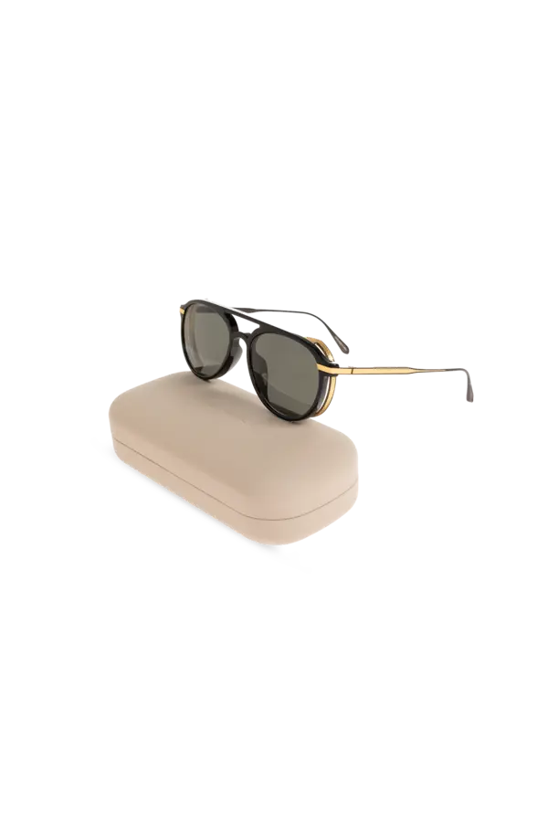 Linda Farrow Sutton Aviator Sunglasses