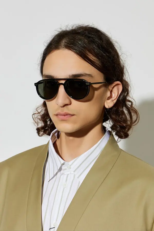 Linda Farrow Sutton Aviator Sunglasses