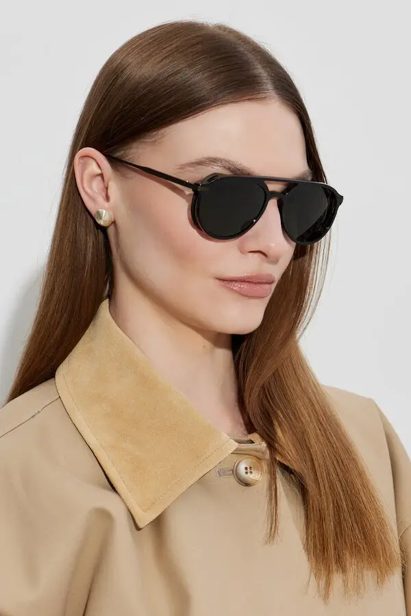 Linda Farrow Sutton Aviator Sunglasses