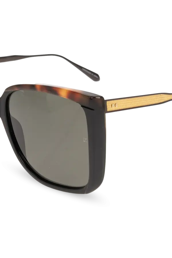 Linda Farrow Helena Rectangular Sunglasses