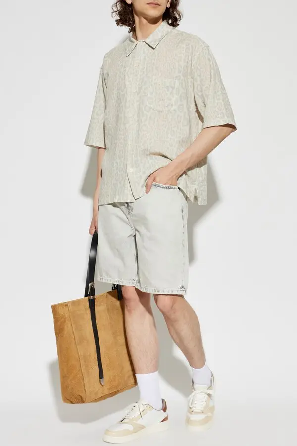 ALLSAINTS Lenny Straight Leg Denim Shorts