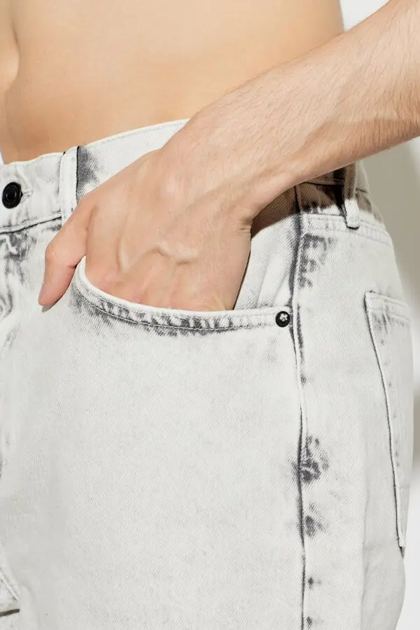 ALLSAINTS Lenny Straight Leg Denim Shorts