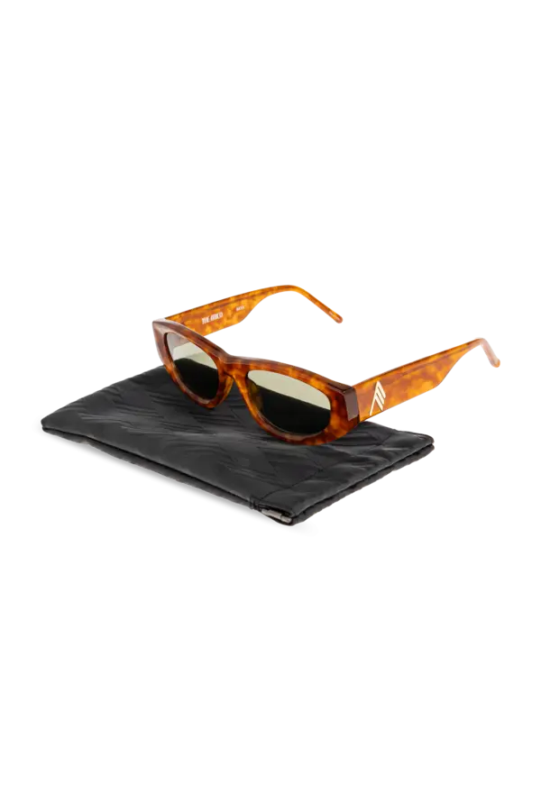 Attico Linda Farrow X Sunglasses - Brown