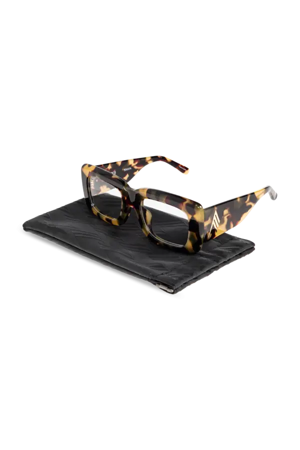 Attico Linda Farrow X Rectangular Eyeglasses - Brown