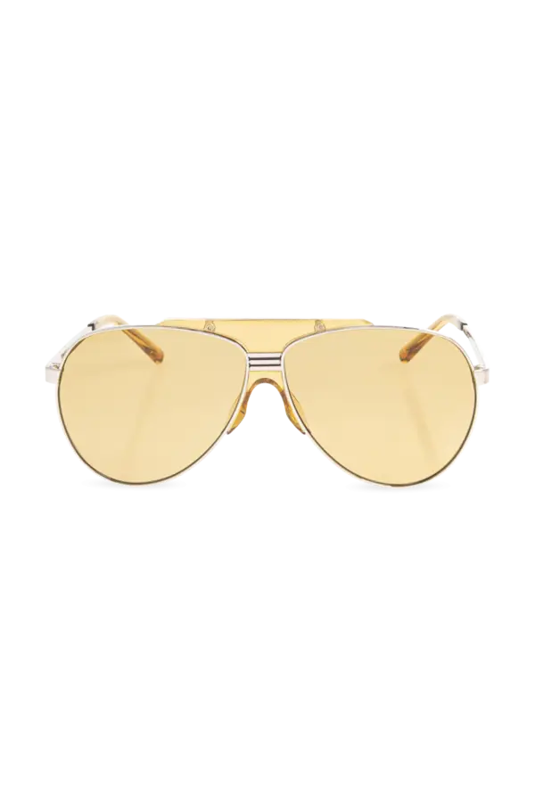 Attico X Linda Farrow Aviator Sunglasses - Silver