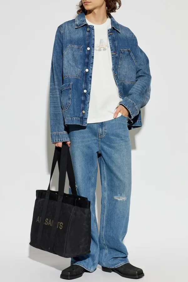 ALLSAINTS Orla Suede Square Toe Ankle Boots