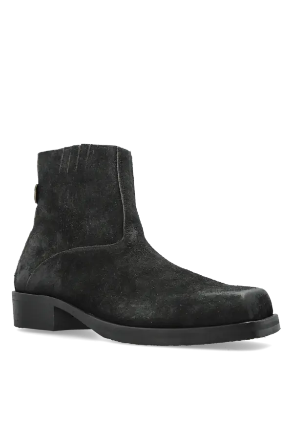 ALLSAINTS Orla Suede Square Toe Ankle Boots