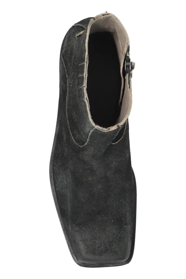 ALLSAINTS Orla Suede Square Toe Ankle Boots