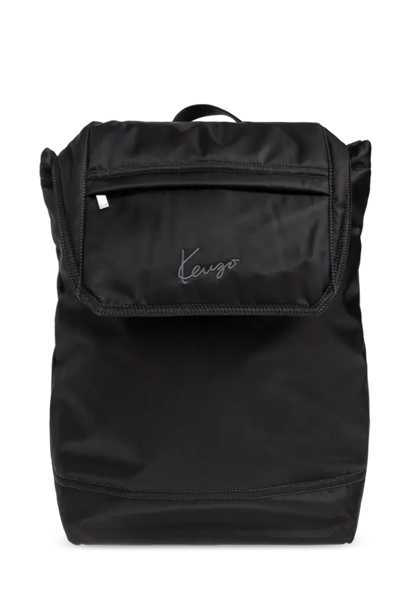 Kenzo Embroidered Logo Backpack - Black