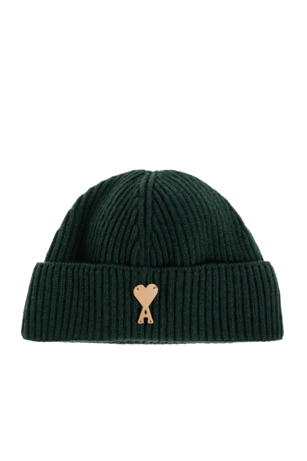 Ami Wool Beanie - Green