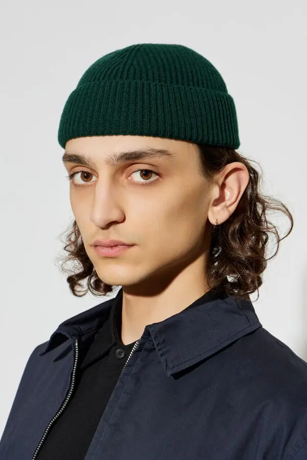 AMI Paris Wool Beanie - Green