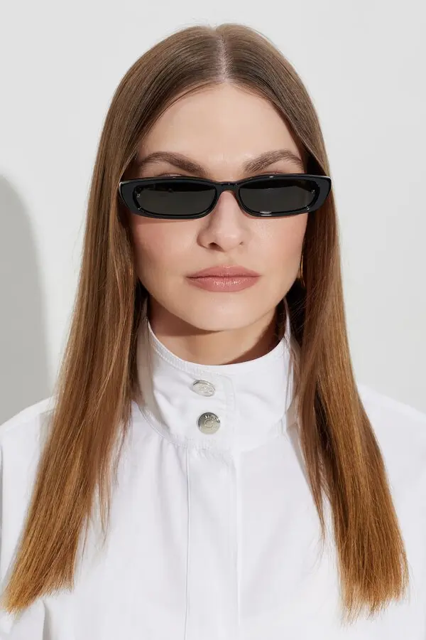 Linda Farrow Darya Sunglasses - Black