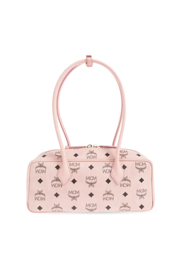 Mcm Aren Shoulder Bag - Pink