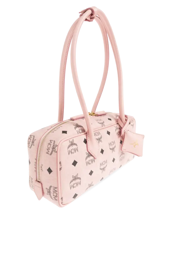 Mcm Aren Shoulder Bag - Pink