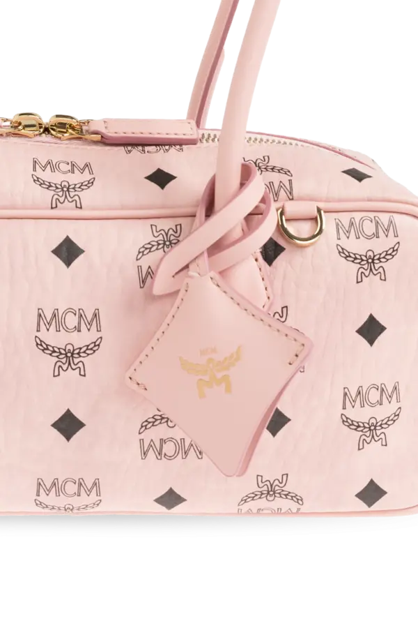 Mcm Aren Shoulder Bag - Pink