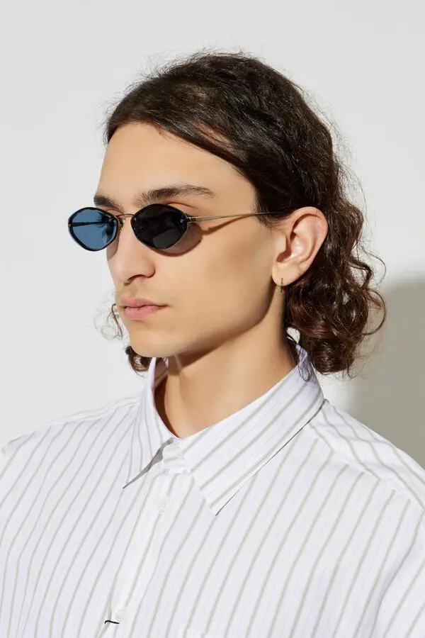 Jacquemus Oval Rimless Sunglasses