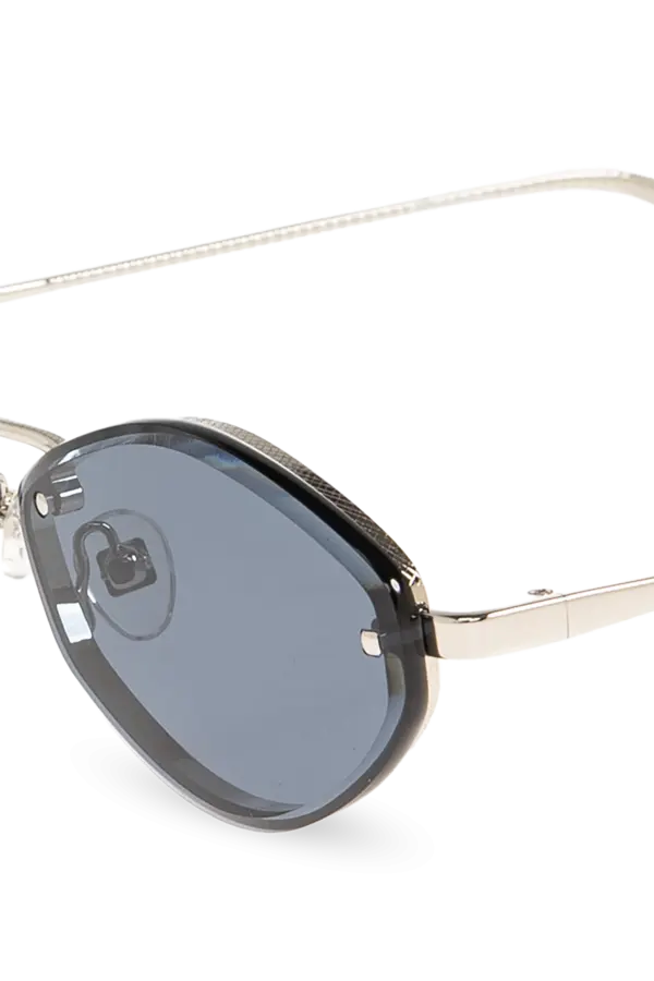 Jacquemus Oval Rimless Sunglasses
