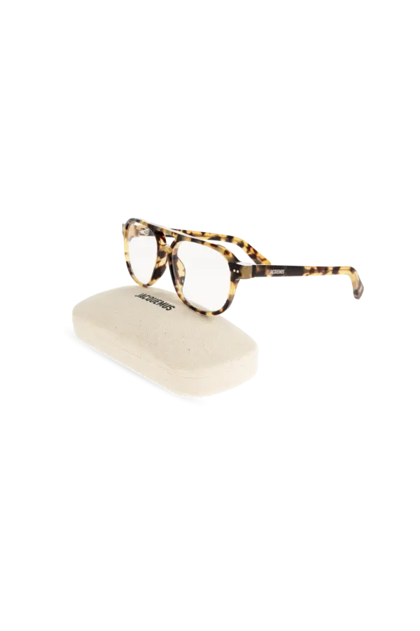 Jacquemus Tortoiseshell Aviator Eyeglasses