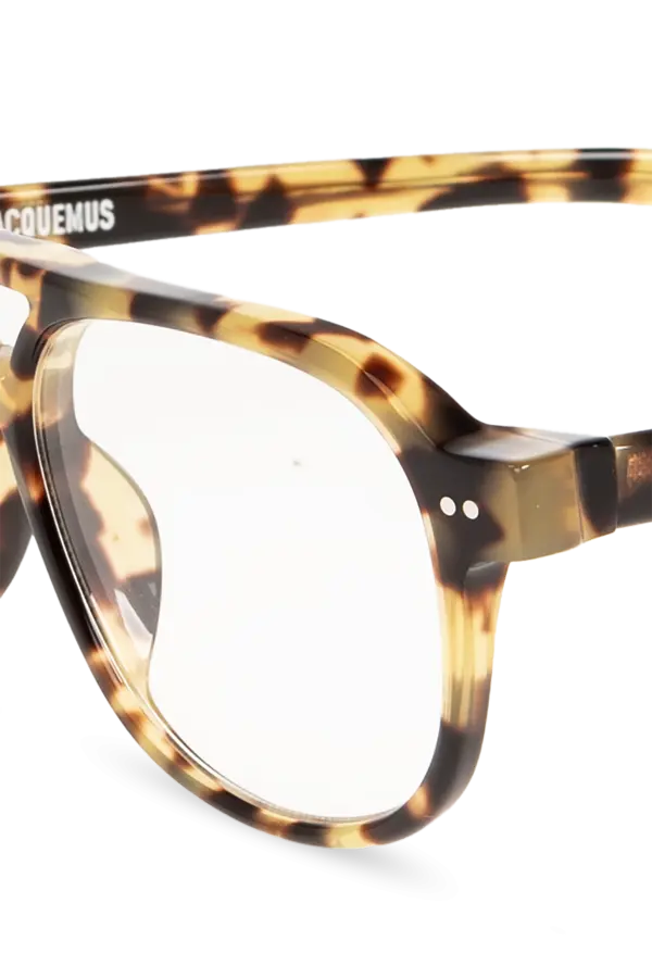 Jacquemus Tortoiseshell Aviator Eyeglasses