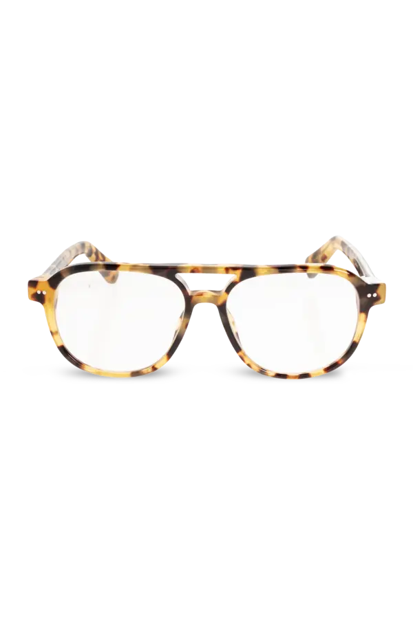 Jacquemus Tortoiseshell Aviator Eyeglasses - Brown