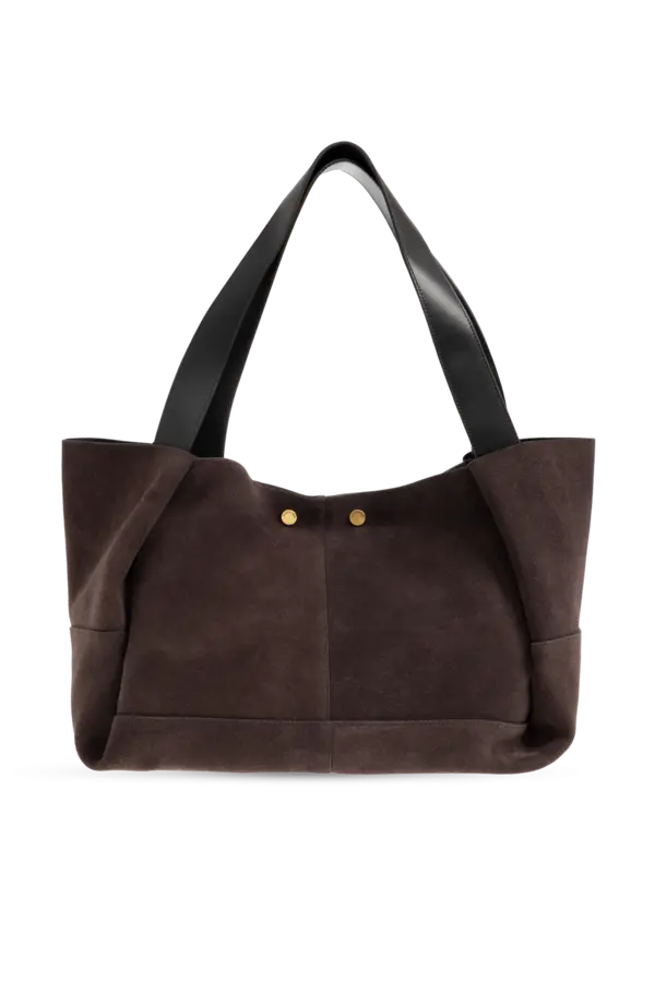 ALLSAINTS Rosalie Nubuck Leather Shopper Bag