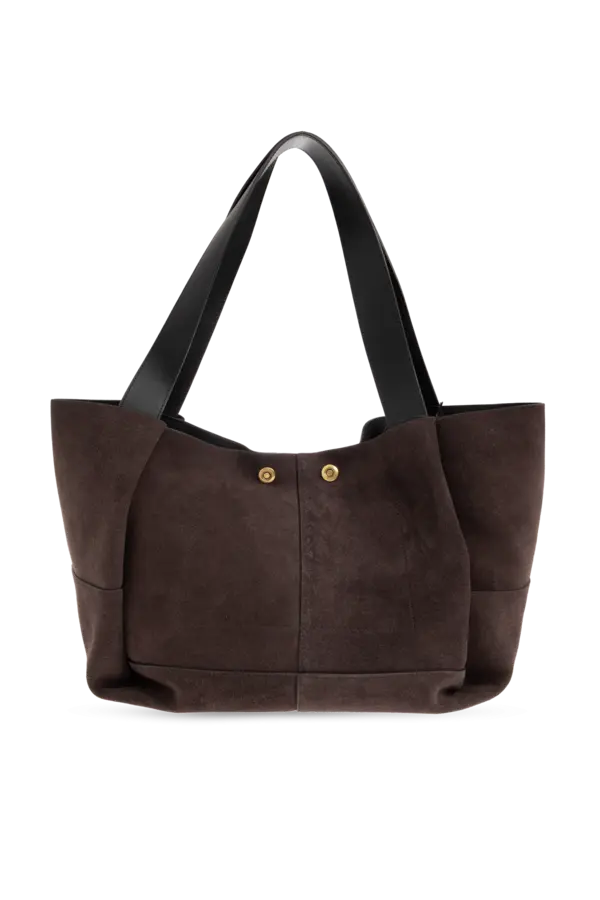 ALLSAINTS Rosalie Nubuck Leather Shopper Bag