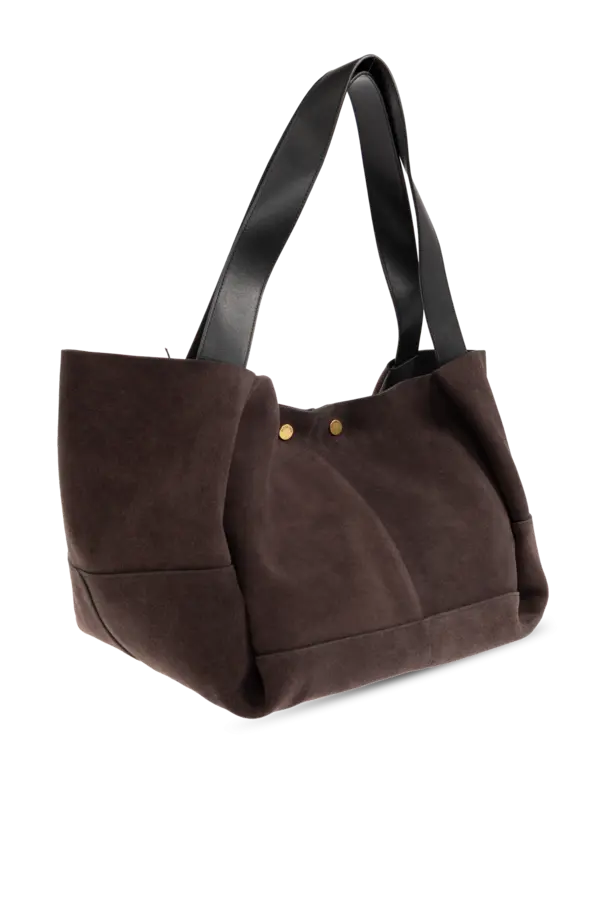 ALLSAINTS Rosalie Nubuck Leather Shopper Bag