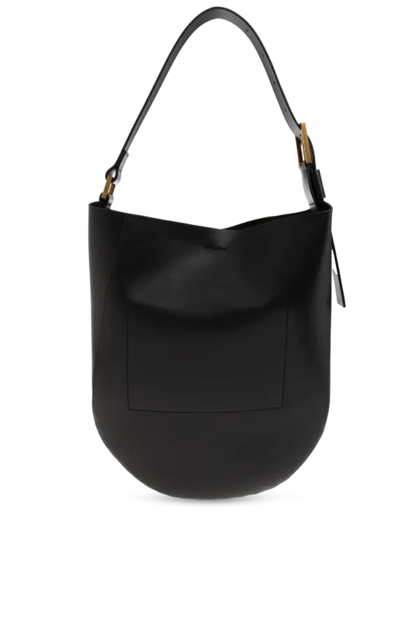 ALLSAINTS Luna Leather Shoulder Bag - Black