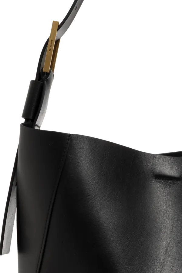 ALLSAINTS Luna Leather Shoulder Bag - Black