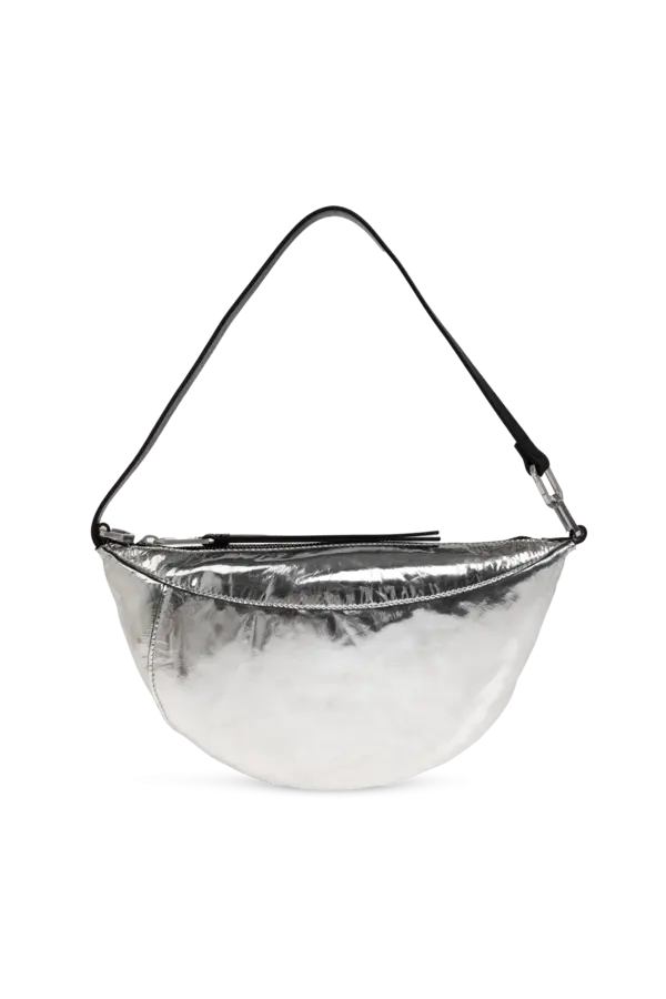 ALLSAINTS Luna Bag In Lamb Leather - Silver