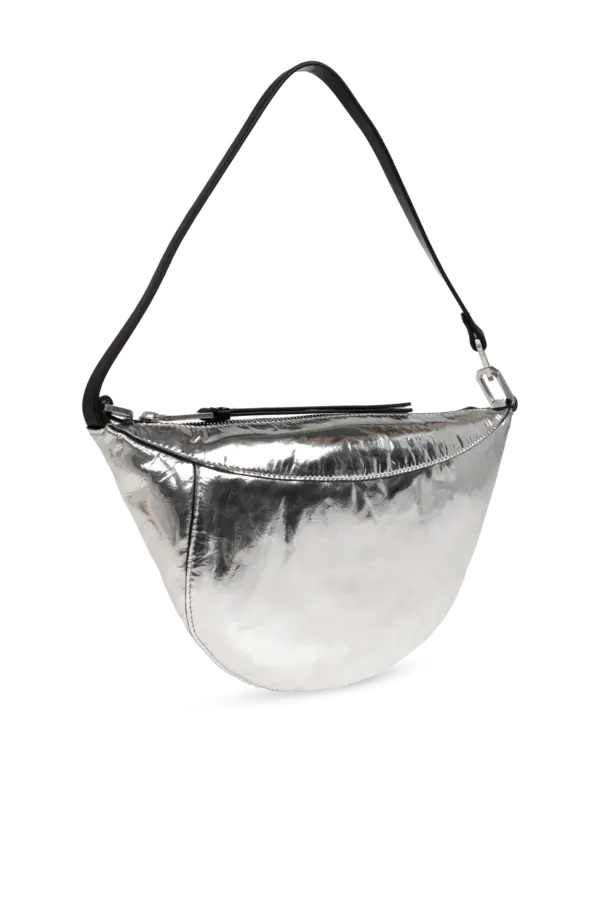 ALLSAINTS Luna Bag In Lamb Leather - Silver