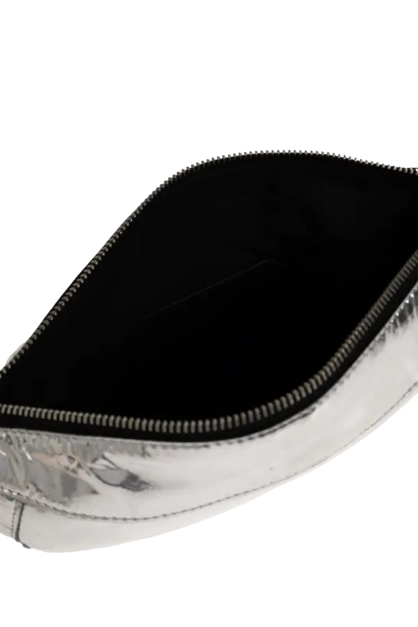 ALLSAINTS Luna Bag In Lamb Leather - Silver