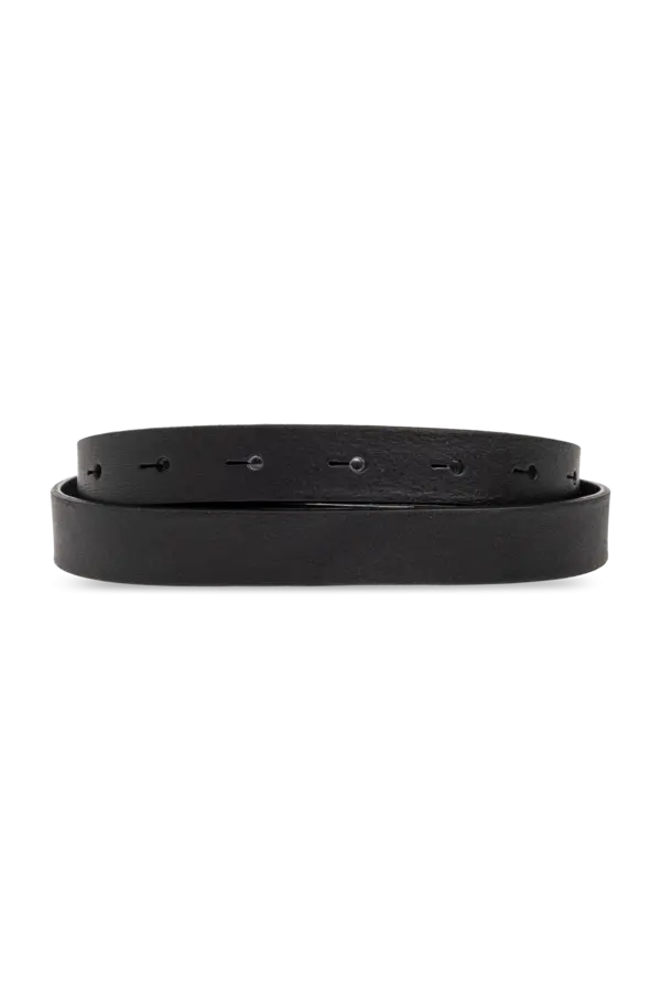 BY MALENE BIRGER Ouma" Leather Belt - Black