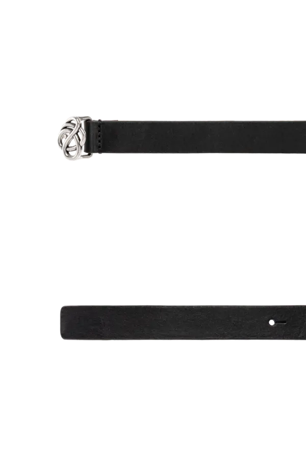 BY MALENE BIRGER Ouma" Leather Belt - Black