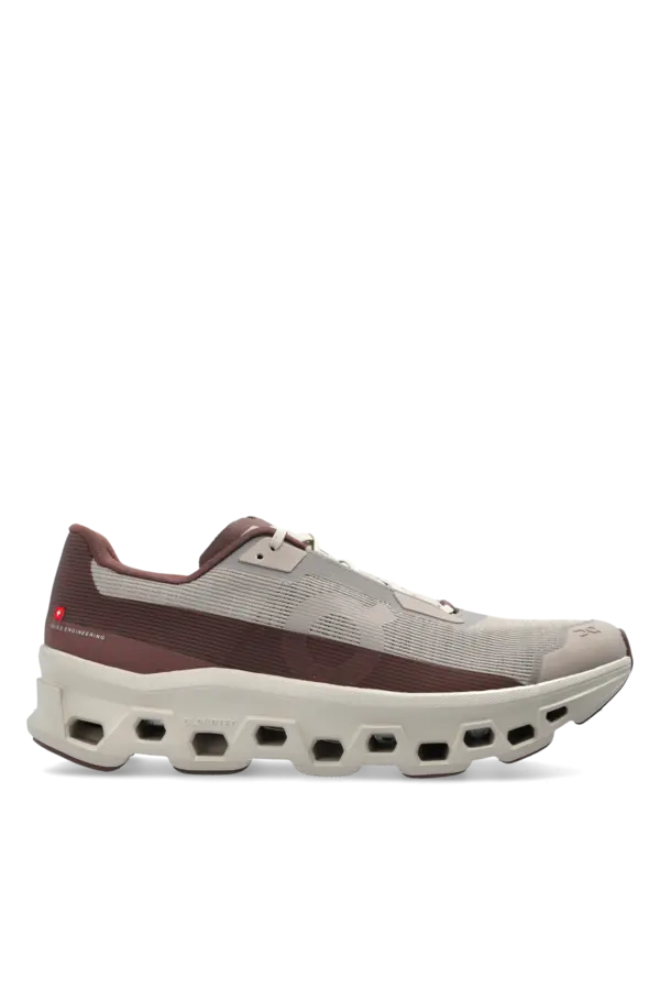 On Cloudmonster Void Running Sneakers - Beige
