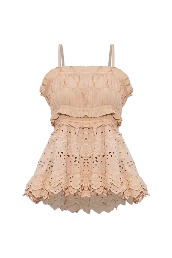 ALLSAINTS Camille Broderie Anglaise Top