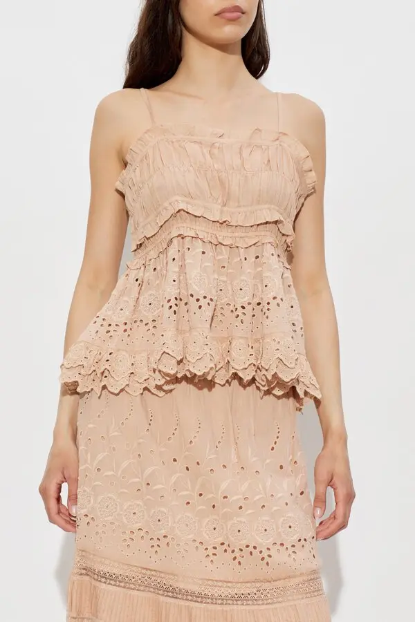 ALLSAINTS Camille Broderie Anglaise Top