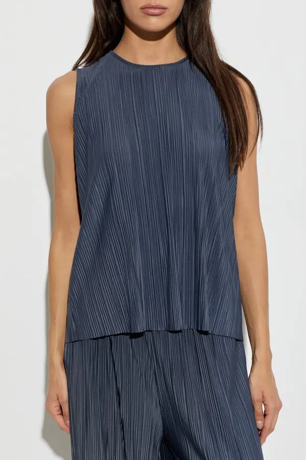 SAMSØE SAMSØE Pleated Sleeveless Top