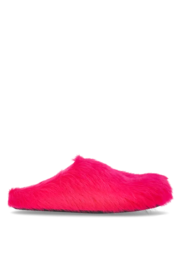 Marni Fur Trimmed Slides