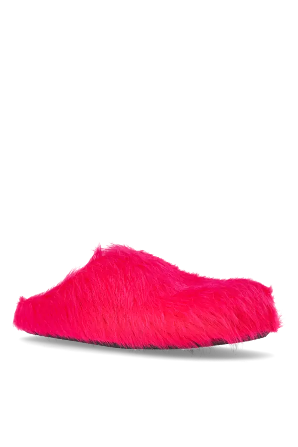 Marni Fur Trimmed Slides