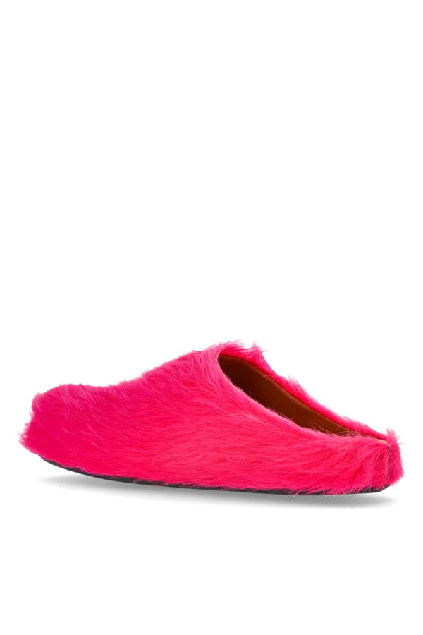 Marni Fur Trimmed Slides