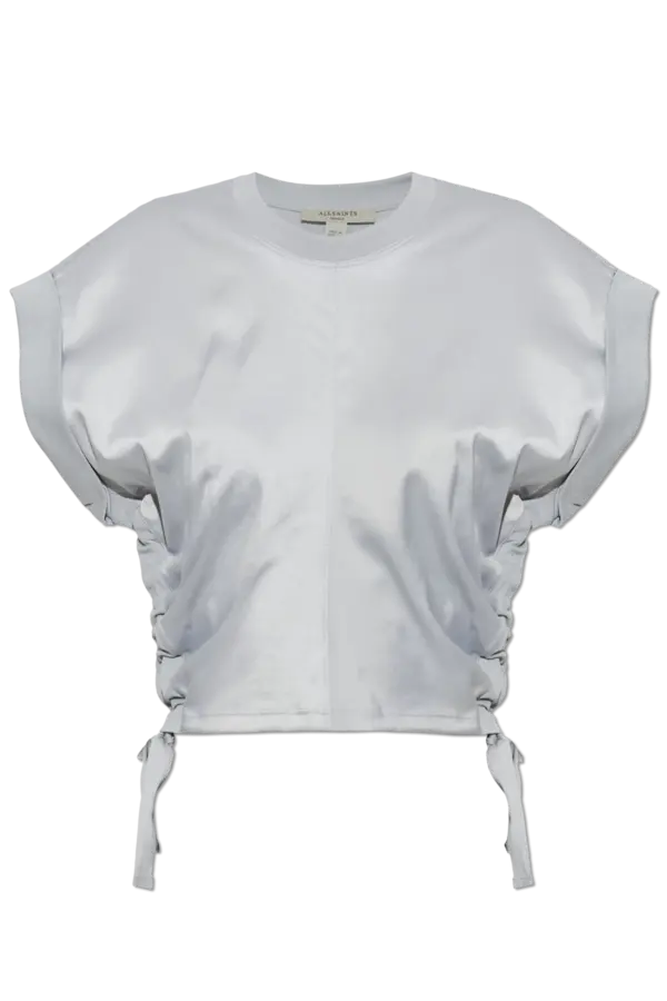 ALLSAINTS Mira" Cropped Top With Adjustable Side Ruching
