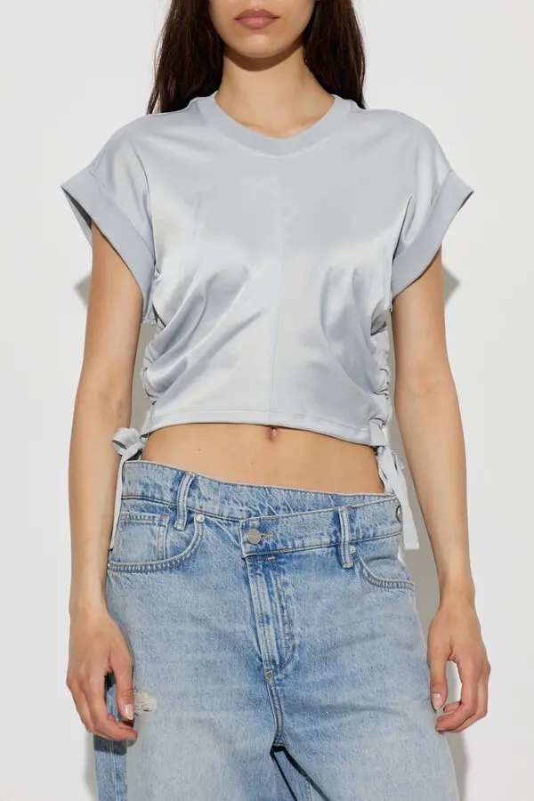 ALLSAINTS Mira" Cropped Top With Adjustable Side Ruching