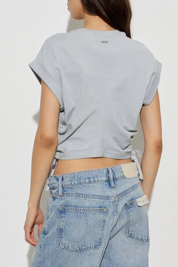 ALLSAINTS Mira" Cropped Top With Adjustable Side Ruching